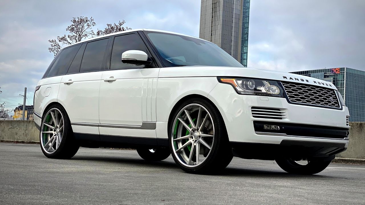 Walk around my L405 Range Rover with 24 inch ADV1 Wheels - YouTube