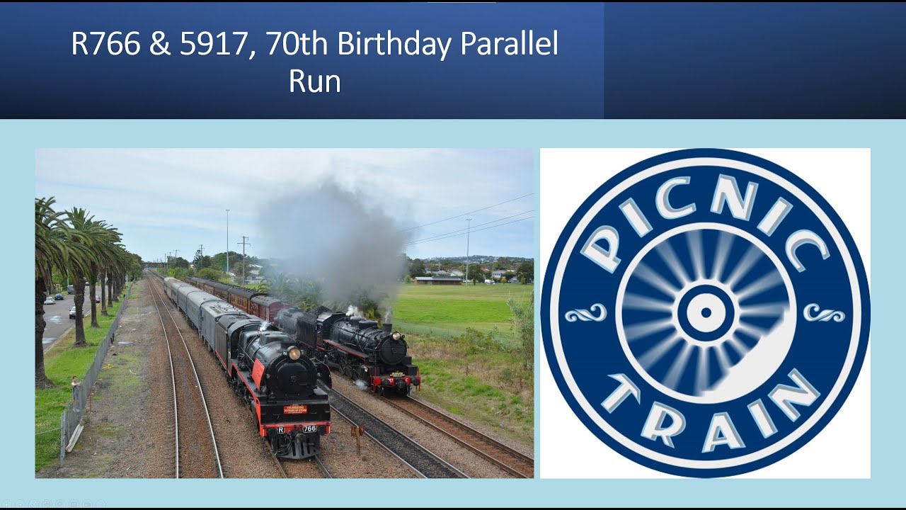 R766 & 5917, 70th Birthday Parallel Run - YouTube