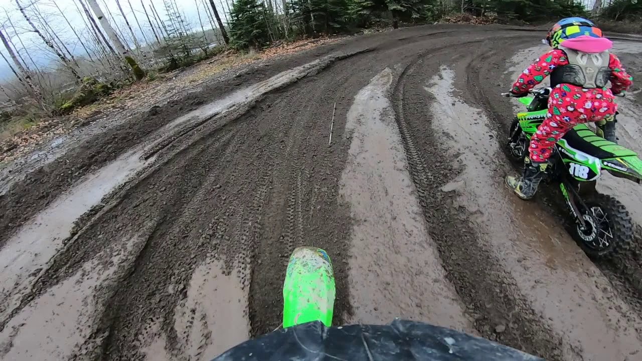 Riverdale MX Winter Race Series rd 3 65cc beg - YouTube