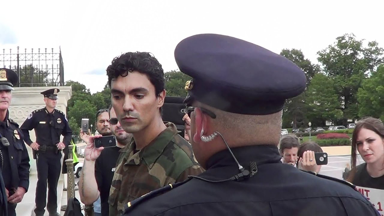 Army Vet gets arrested at the capitol for redressing grievances May15th ...