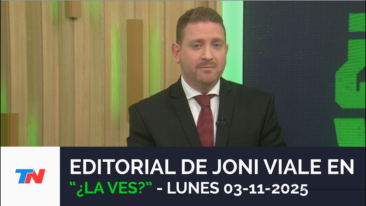 EDITORIAL DE JONI VIALE: "I love testimoniales" I ¿La Ves? 03/11/25 ...