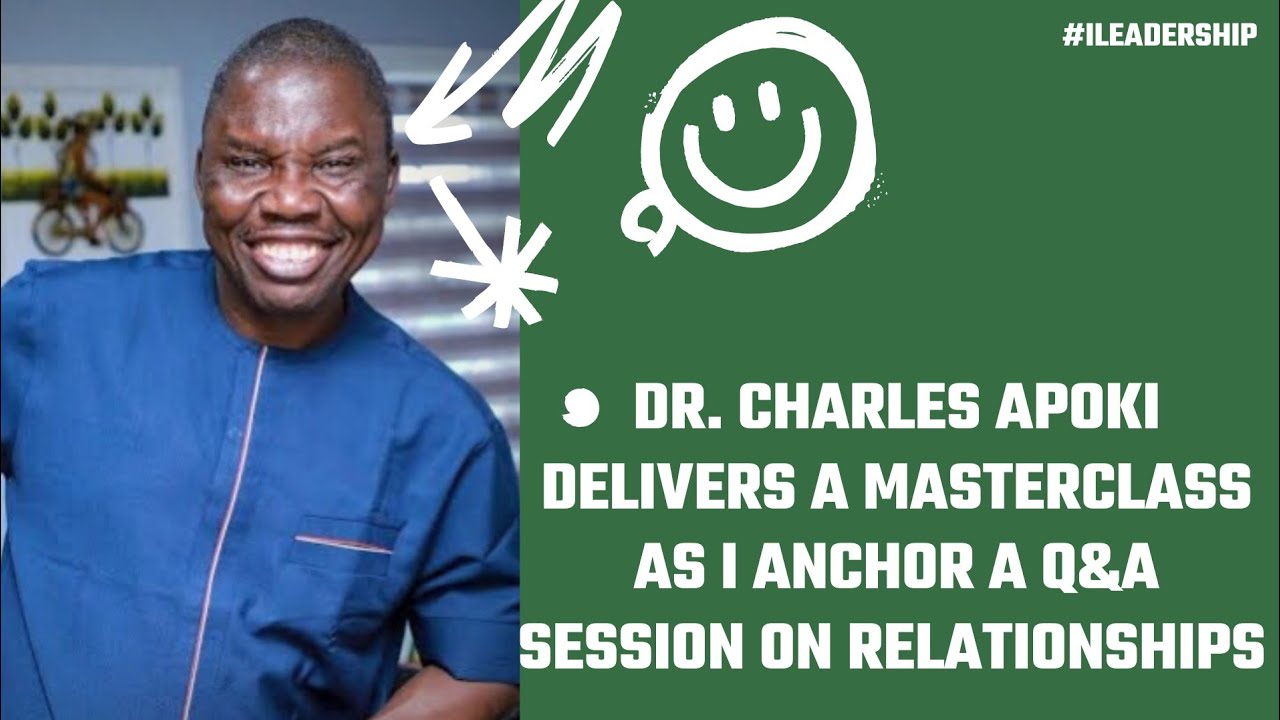 Watch Dr. Charles Apoki deliver a masterclass as I get the privilege to ...