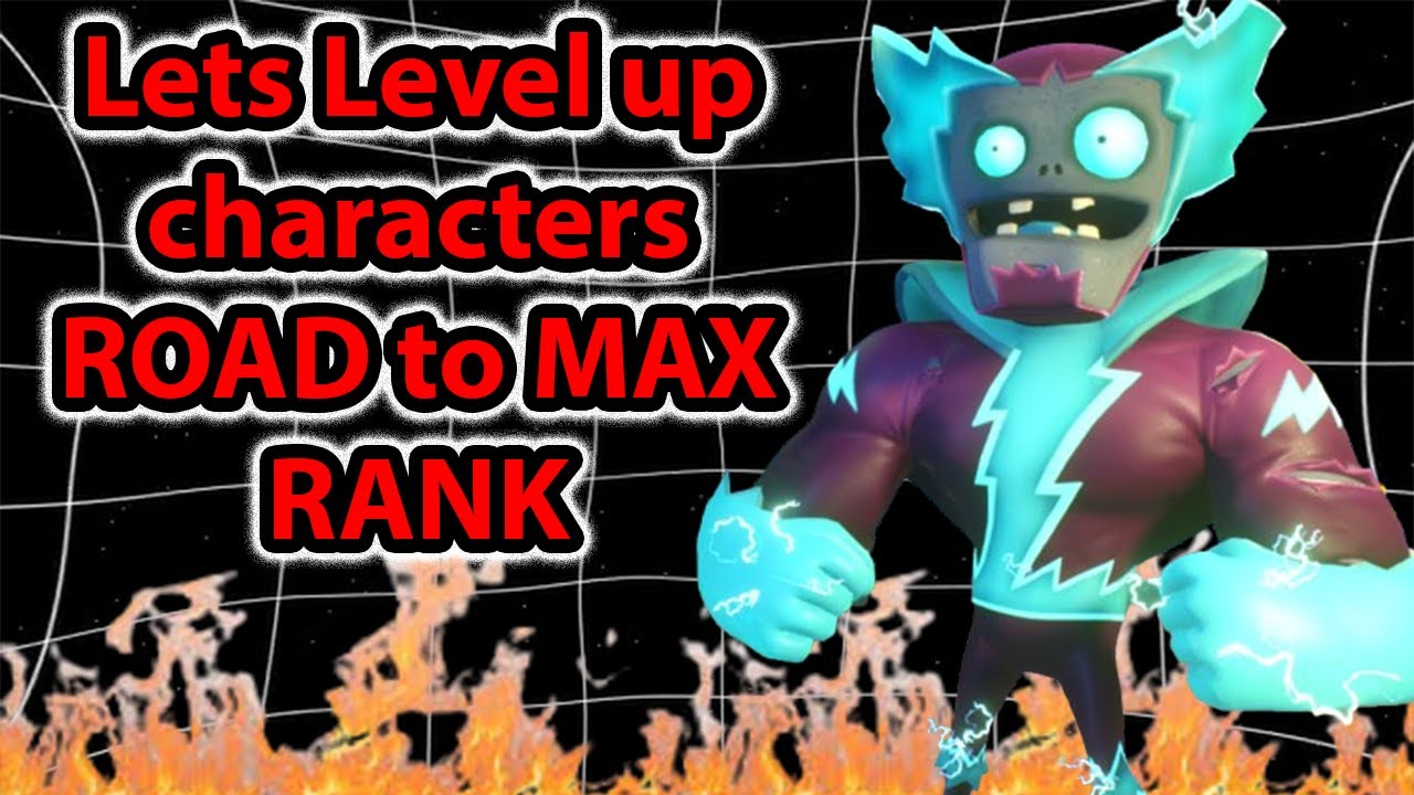 Leveling up CHARACTERS in PvZ GW2... Road to max rank - YouTube