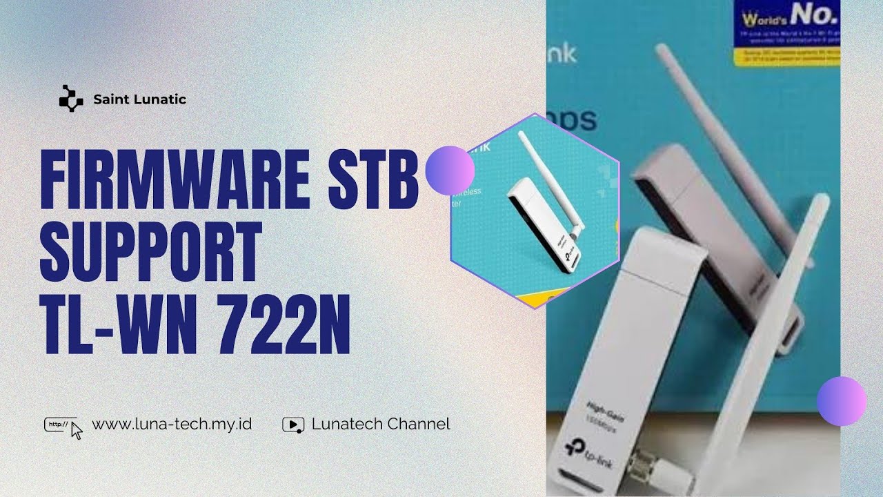 FIRMWARE STB OPENWRT SUPPORT TLWN-722N - YouTube