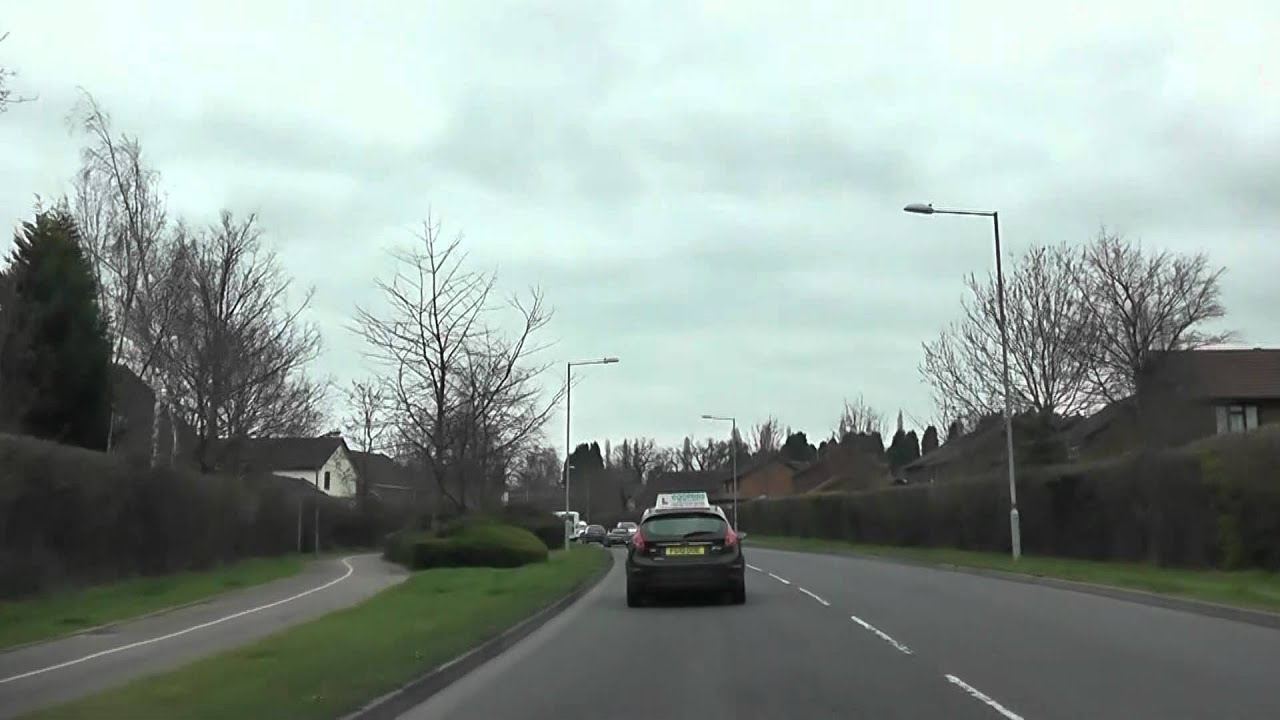 Driving Along Woodgreen Drive, Warndon Villages, Worcester ...