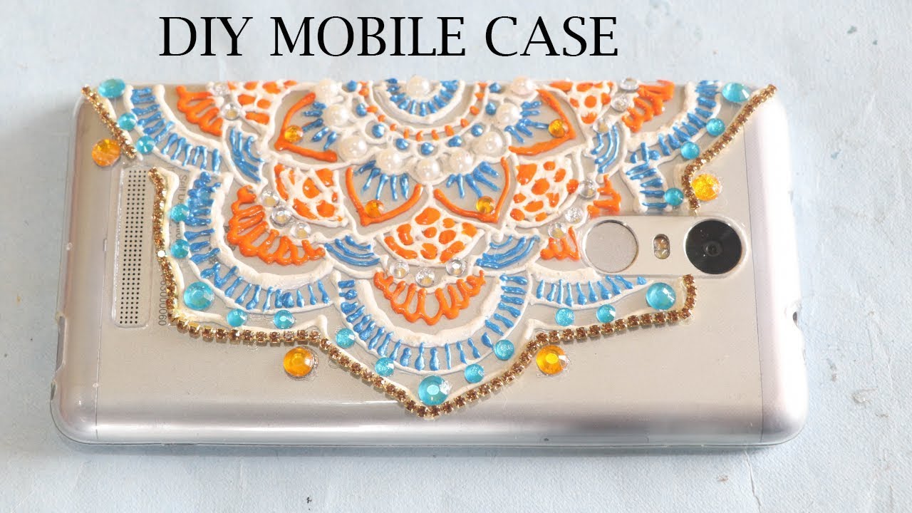 DESIGN YOUR MOBILE CASE |DIY MOBILE COVER | - YouTube