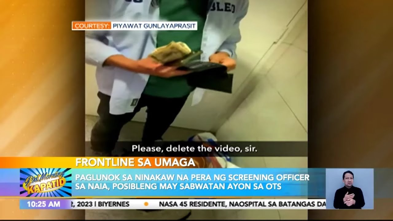 PERA,PAPEL OR CHOCOLATE BA ISINUSOBO NG SCREENING OFFICER SA NAIA???.😳😳 ...