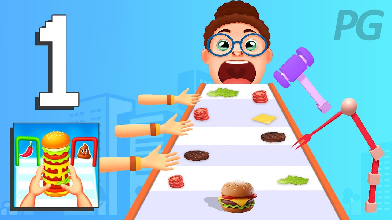 Burger Stack 3D: Cooking Games - Gameplay Walkthrough [Android, iOS ...