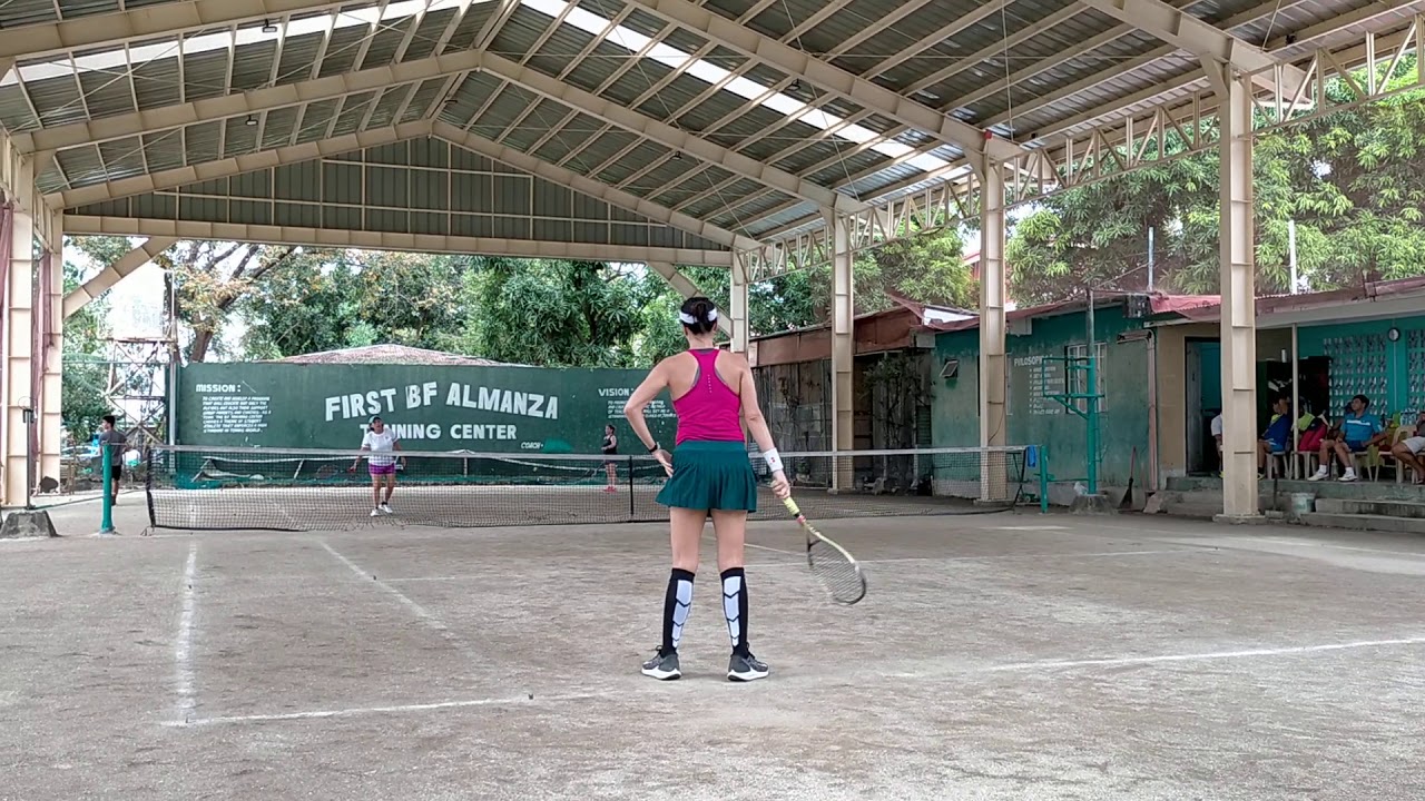 Part 1 Dual Meet (Ladies) - BF Almanza Tennis Club vs DPWH Tennis Club ...