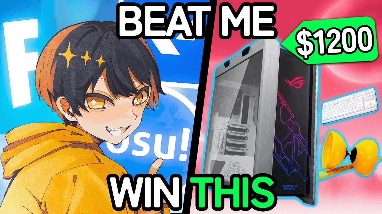 1v1 me in any game, Win a computer - YouTube
