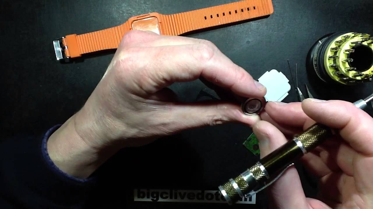 A look inside an LED watch. - YouTube
