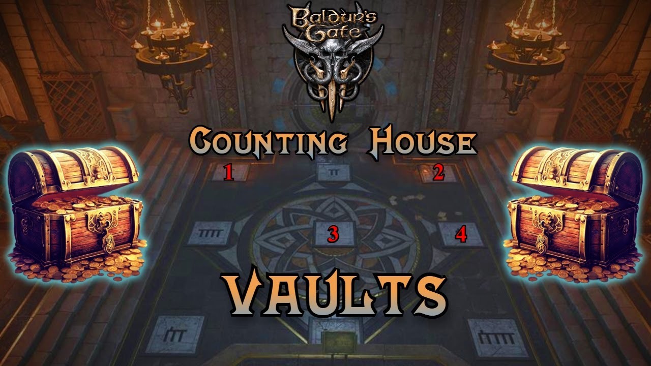 Baldur's Gate 3 - Every Vault in The Counting House - YouTube