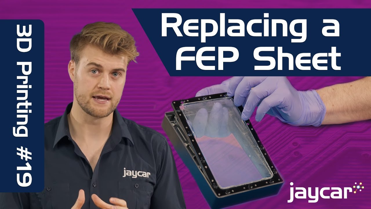 Changing a FEP Sheet - 3D Printing Part 19 - YouTube