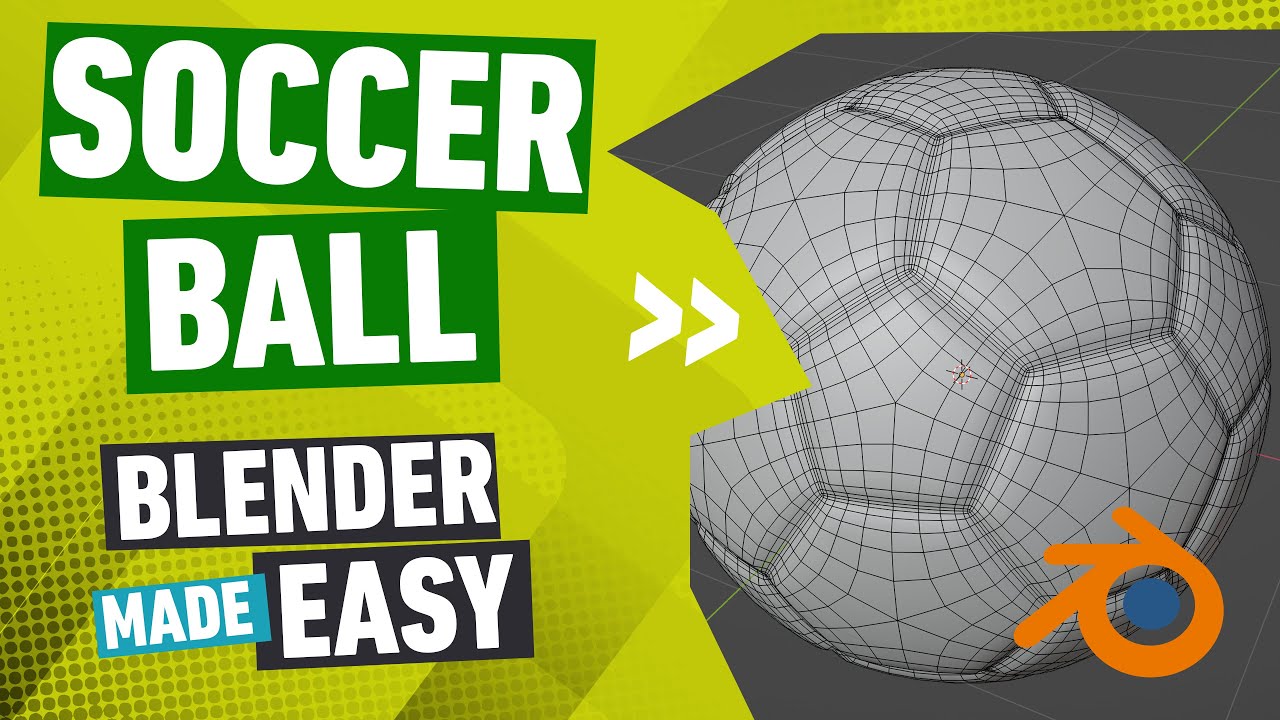 Modeling a 3D Soccer Ball in Blender in Just 2 Minutes - YouTube