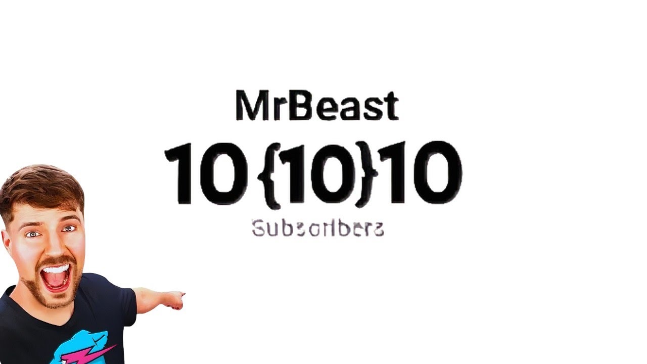 MrBeast hits Tridecal subscribers - YouTube
