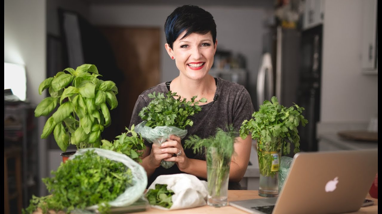 Food Stylist Hacks for Garnishes and Herbs - YouTube