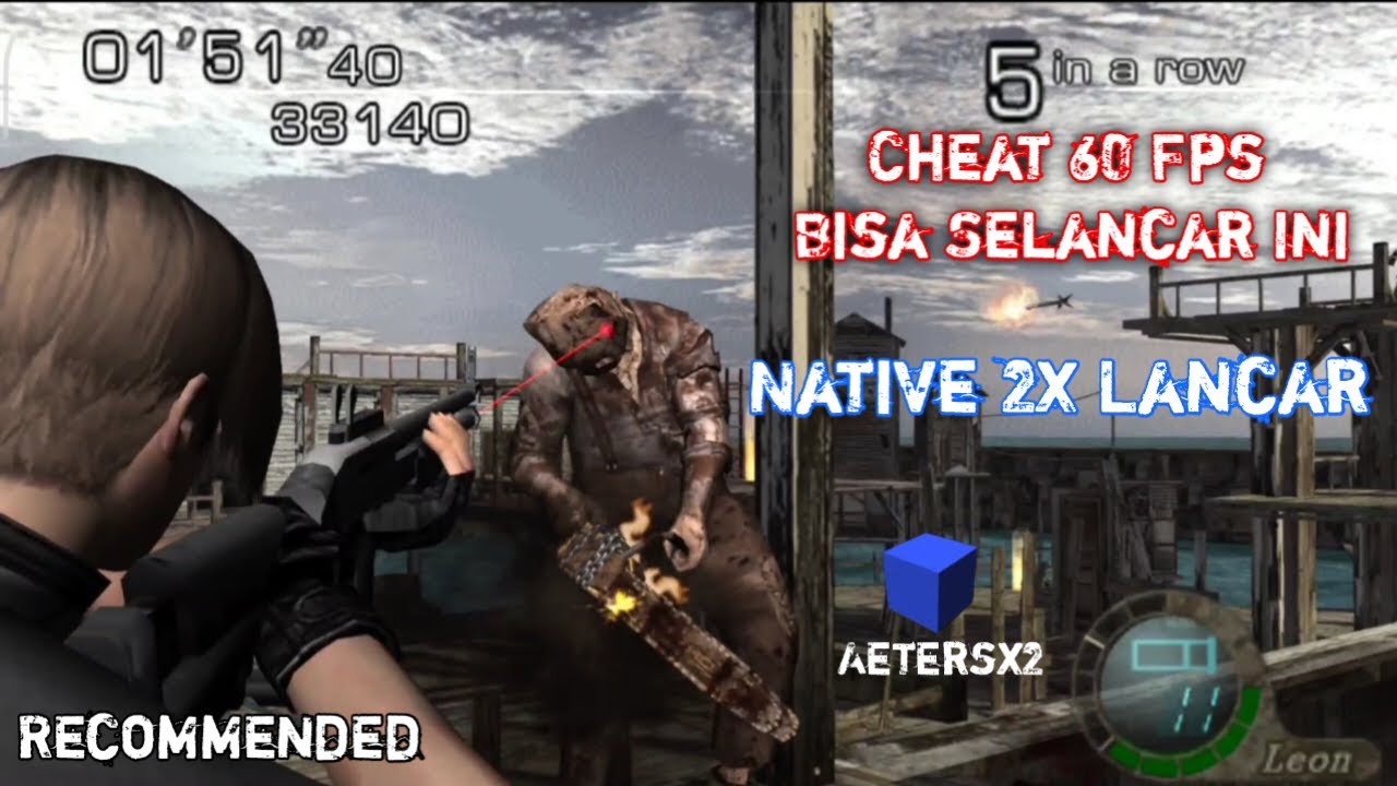 Resident Evil 4 cheat 60 Fps bikin game makin lancar ! Aetersx2 best ...