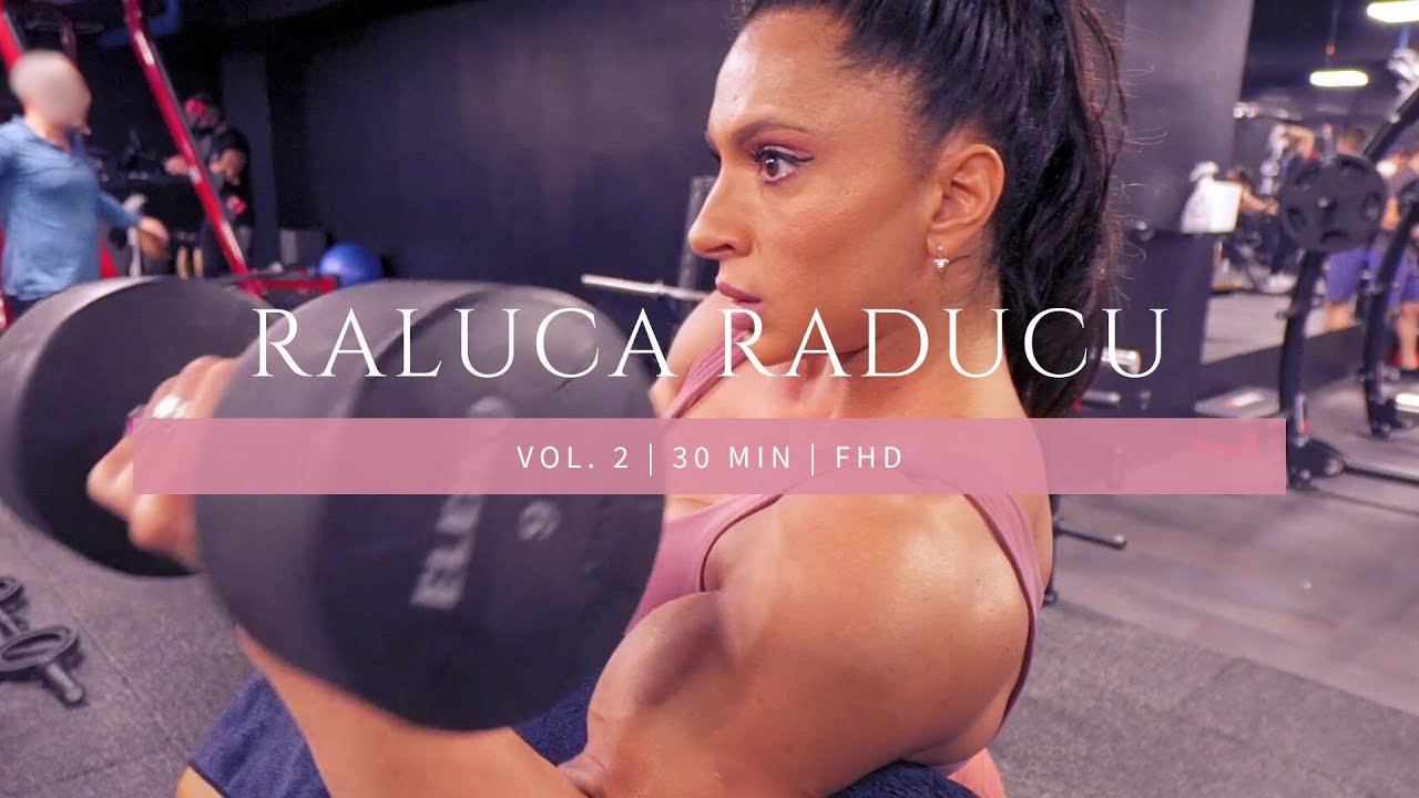 Raluca Raducu - Chest, Biceps & Shoulders Workout - YouTube