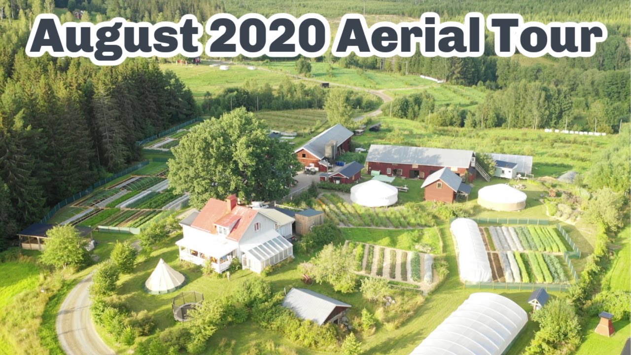 AUGUST AERIAL FARM TOUR - YouTube