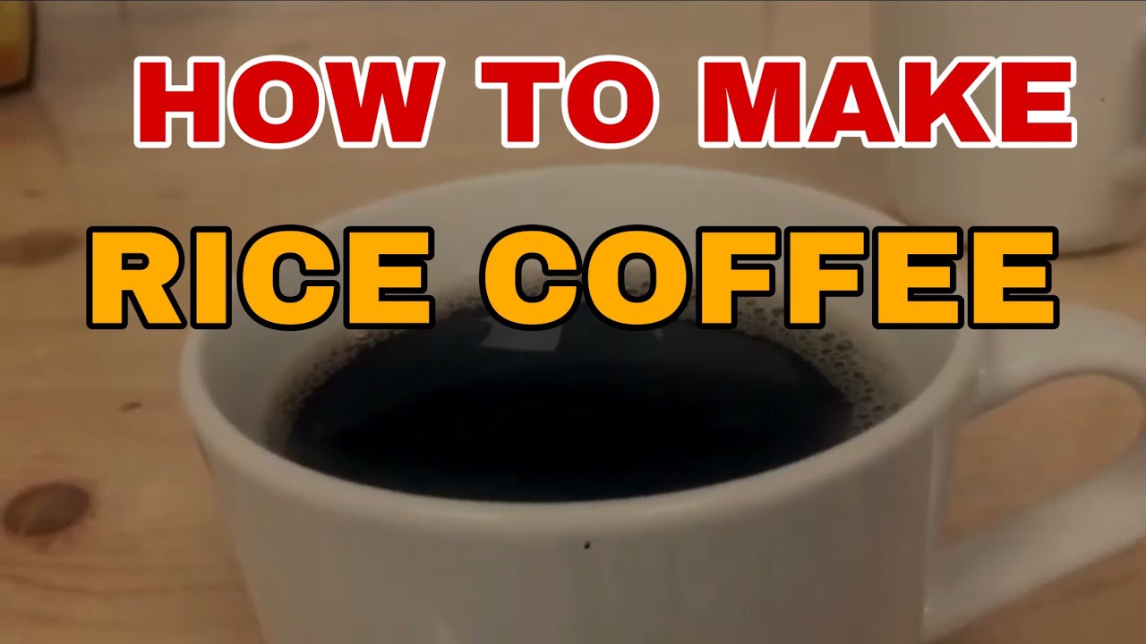 How to make Rice Coffee ☕️ - YouTube