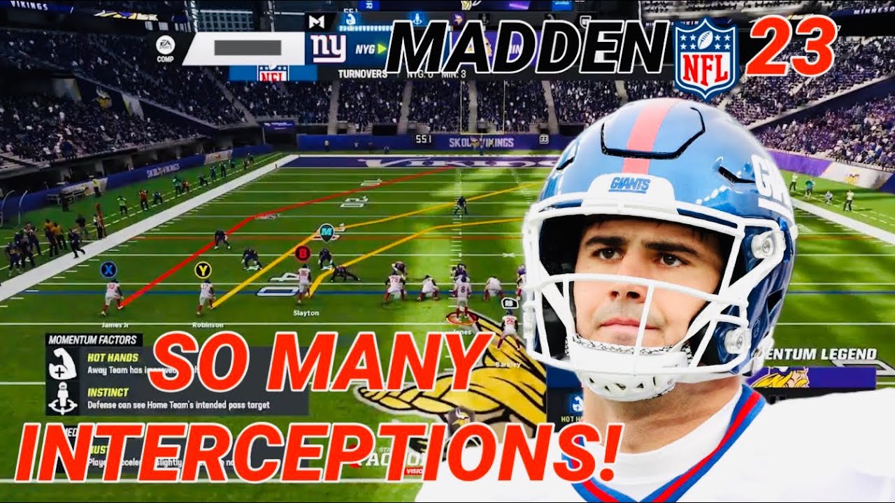 PASSING WITH DANNY DIMES I THREW 100 INTERCEPTIONS 😳 VS TRASH TALKER! UPGRADE THE GIANTS! MADDEN ...