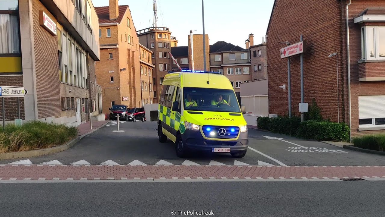 NIEUWE 2019 Mercedes Sprinte ambulance - AZ Glorieux Ronse - YouTube