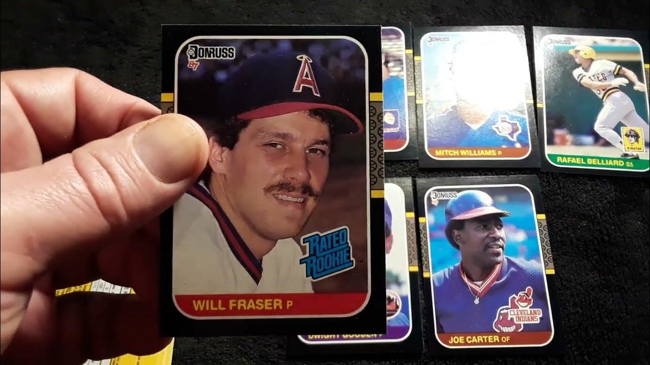 1987 Donruss Baseball Wax Packs - Breaking 4 Sealed Packs With Rookie