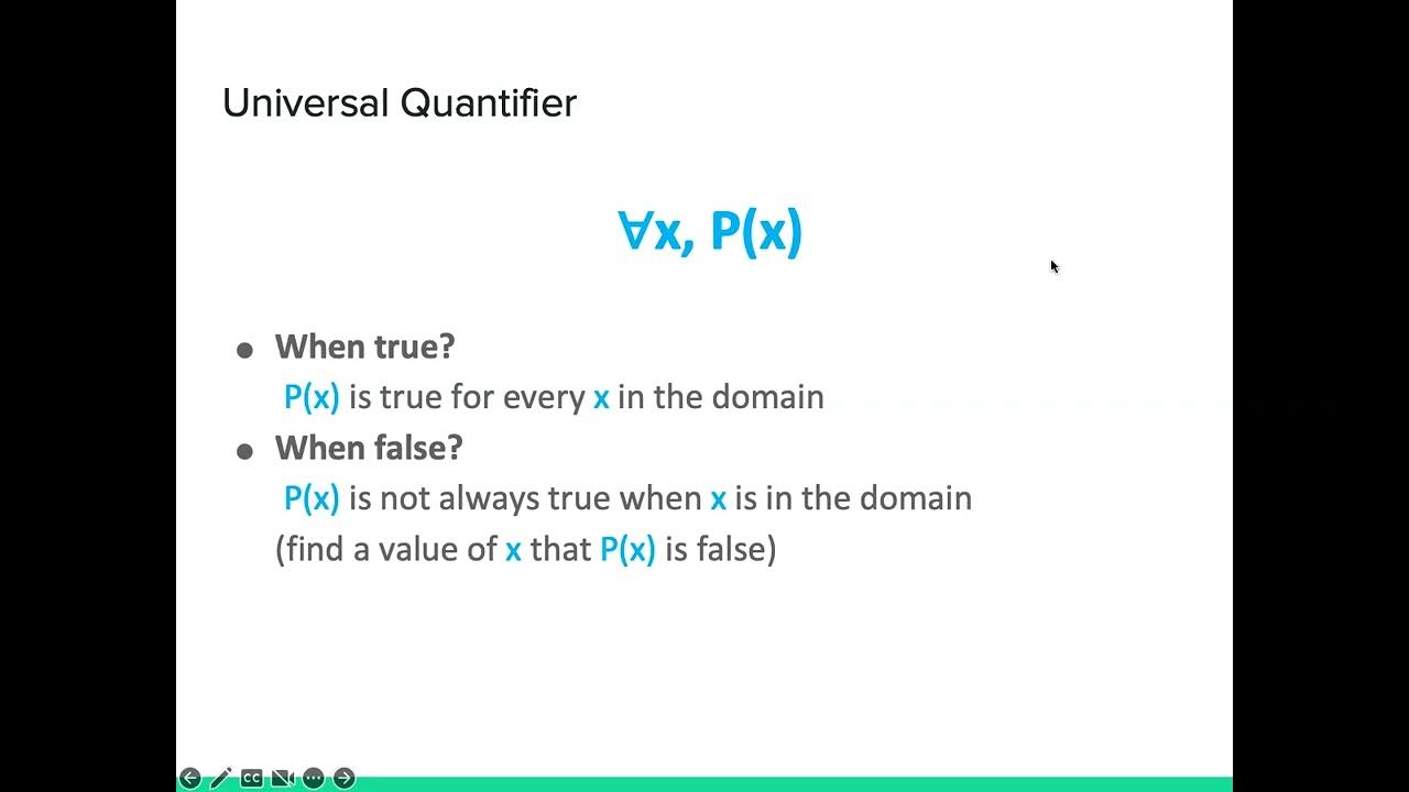 4 - Universal Quantification - YouTube