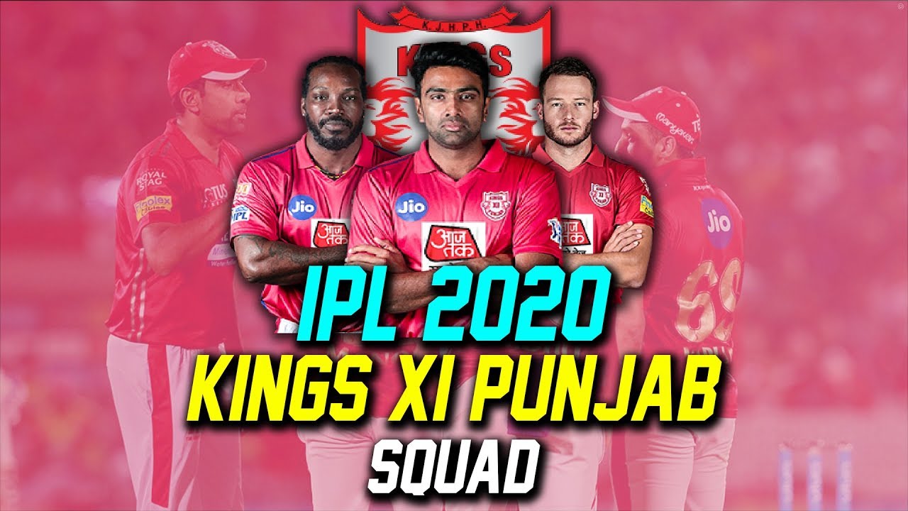 IPL 2020 Kings Xi Punjab Team Squad | KXIP Confirmed and Final Squad ...