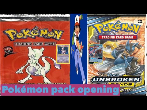 Pokemon pack opening - YouTube