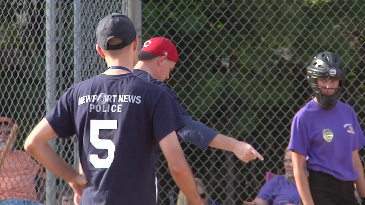 Menchville NNPD Softball Game - YouTube