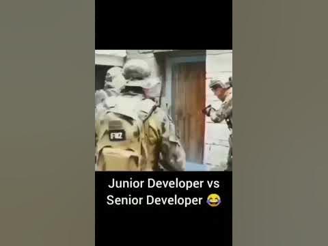 Junior Developer VS Senior Developer 😂😂😂 - YouTube