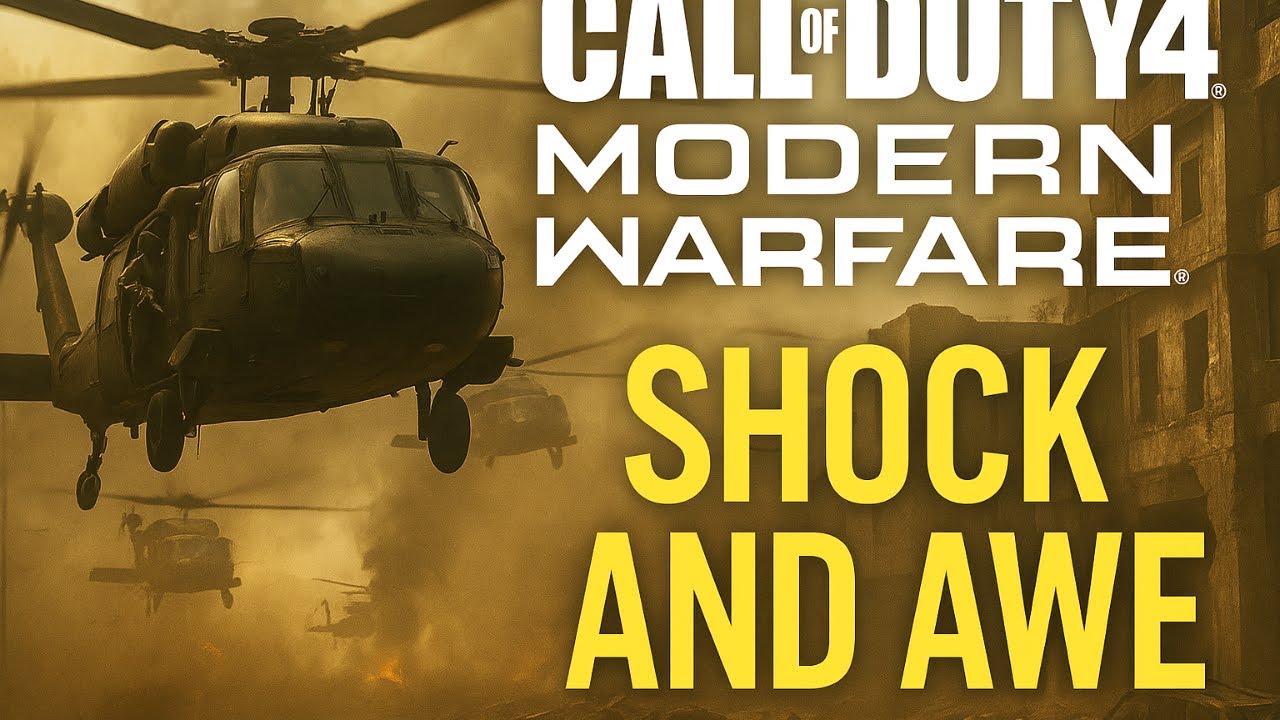 Shock and Awe - Massive Aerial Assault & Nuke Strike | Call of Duty 4 ...