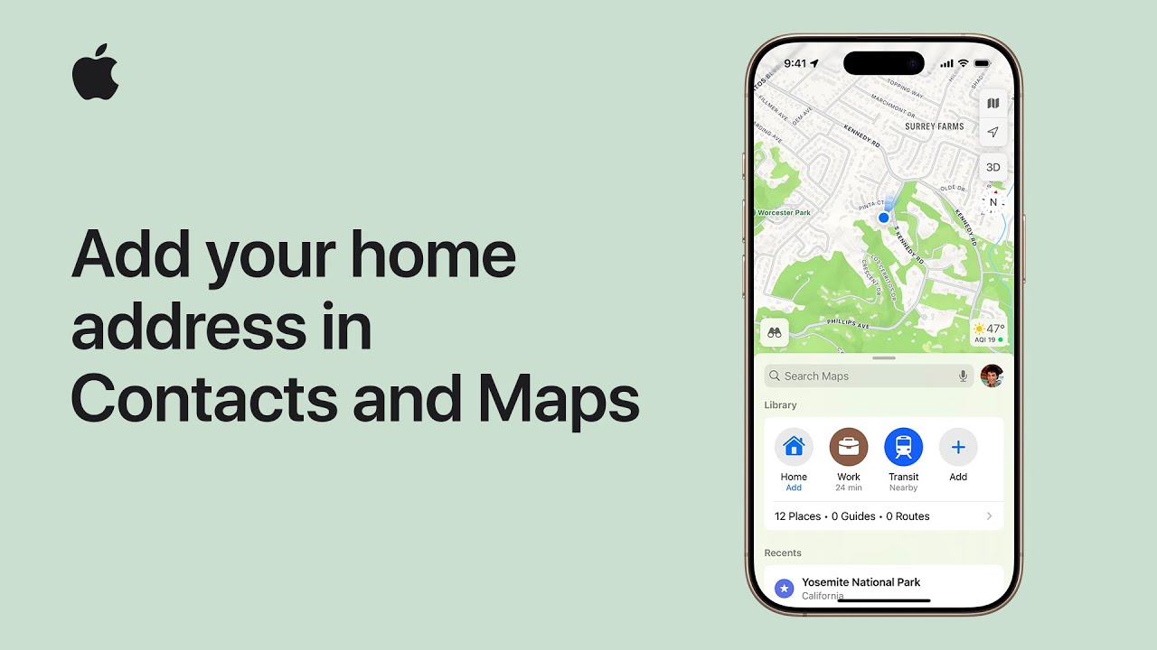 How to add your home address in Contacts and Maps on iPhone or iPad ...