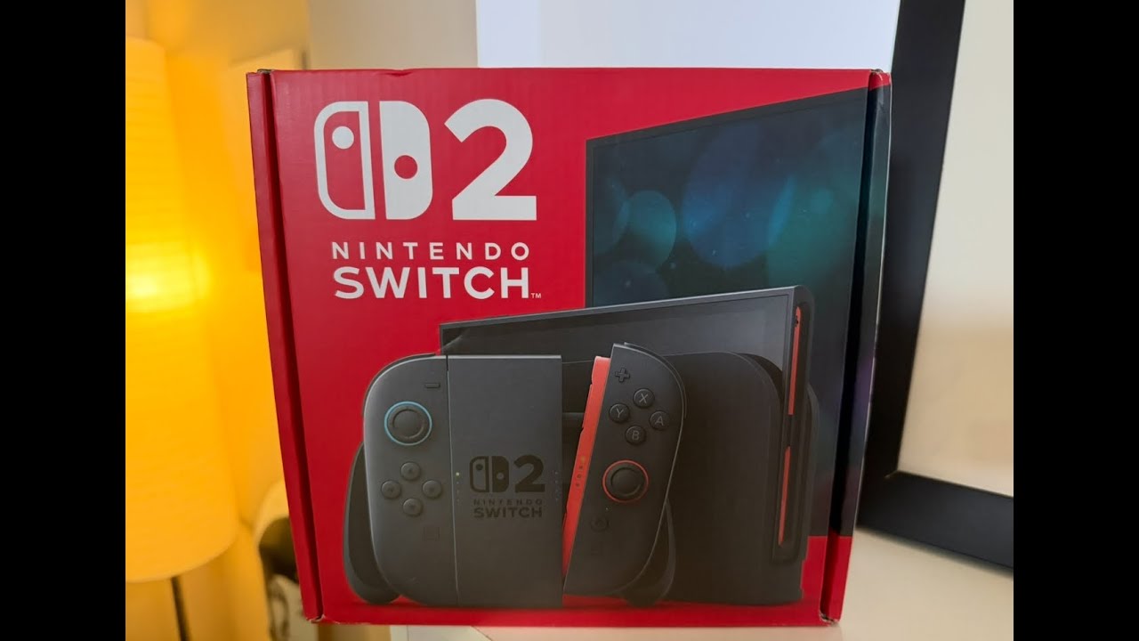 Nintendo Switch 2 Design -- First Impressions (Unboxing) - YouTube
