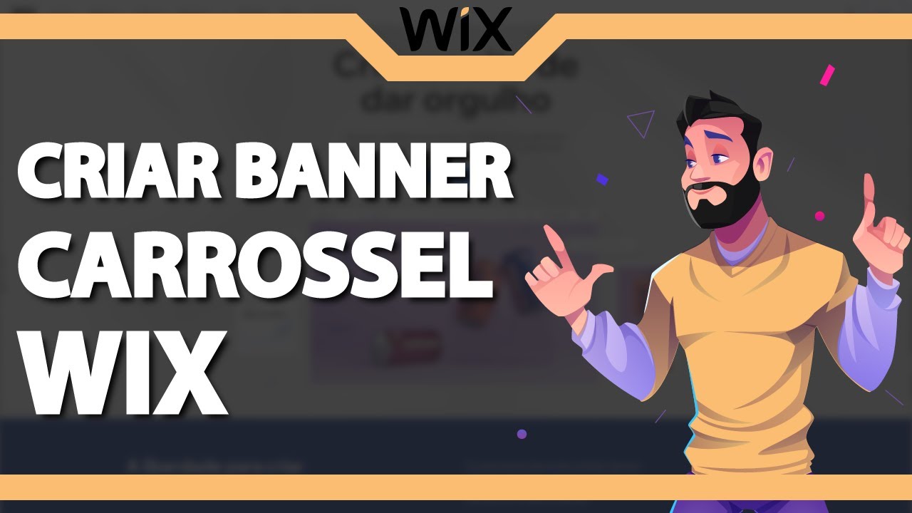 Como criar Banner Carrossel no Wix (Rápido e Fácil) 2023 - YouTube