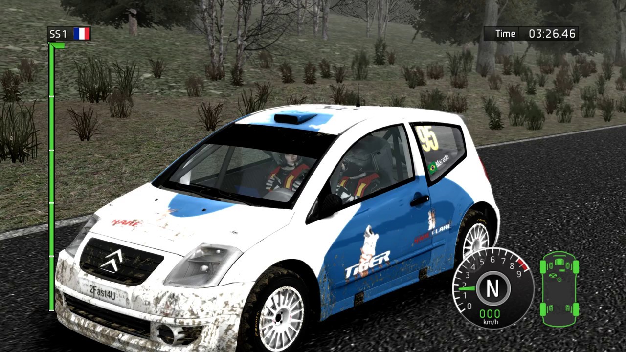 WRC FIA World Rally Championship: Citroen C2 R2 - Level 1 Event 4 - YouTube