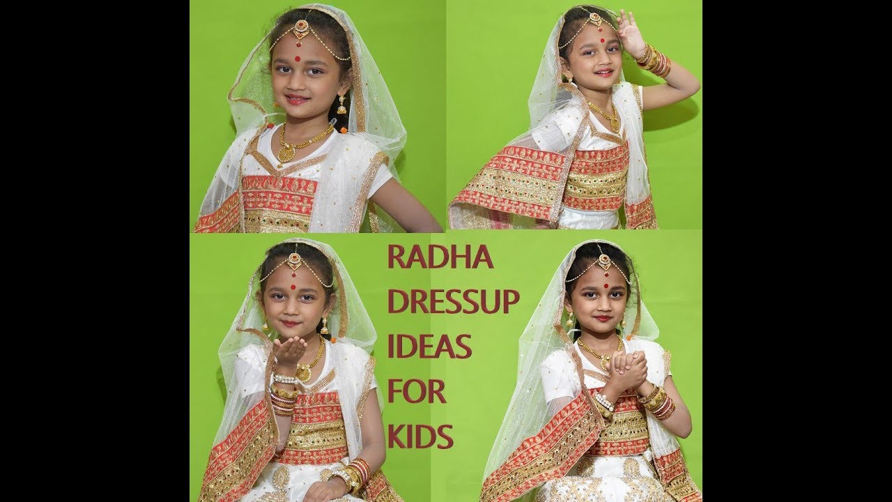 Radha photoshoot ideas for little kids | Radha Fancy Dress | - YouTube