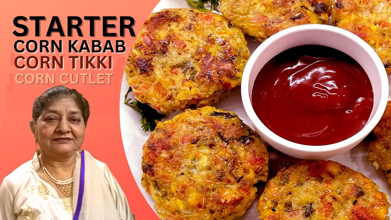Corn Kabab Recipe ️ Corn Cutlets | Starter Recipe - YouTube