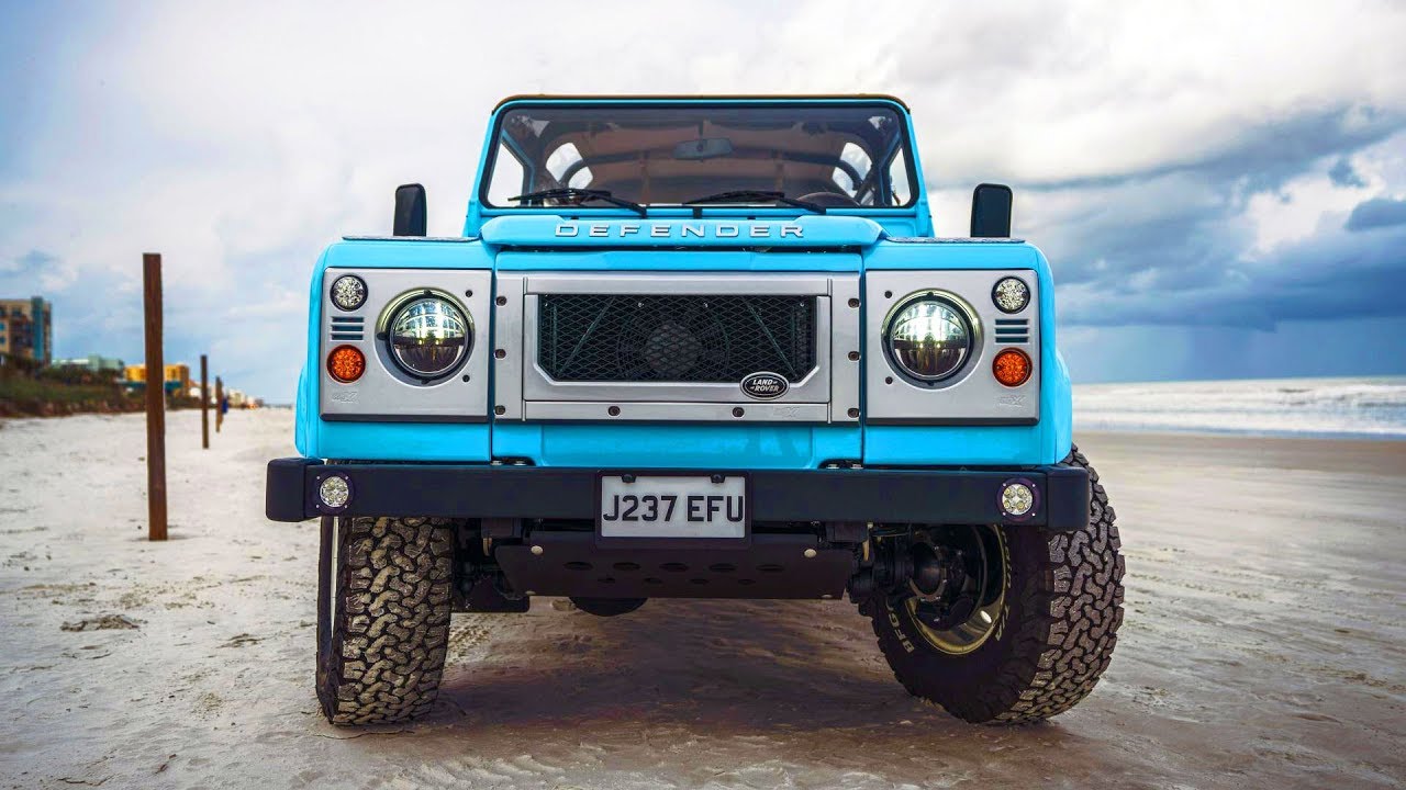Land Rover Defender Reef D90 restomod cool Beach Buggy by ARKONIK - YouTube