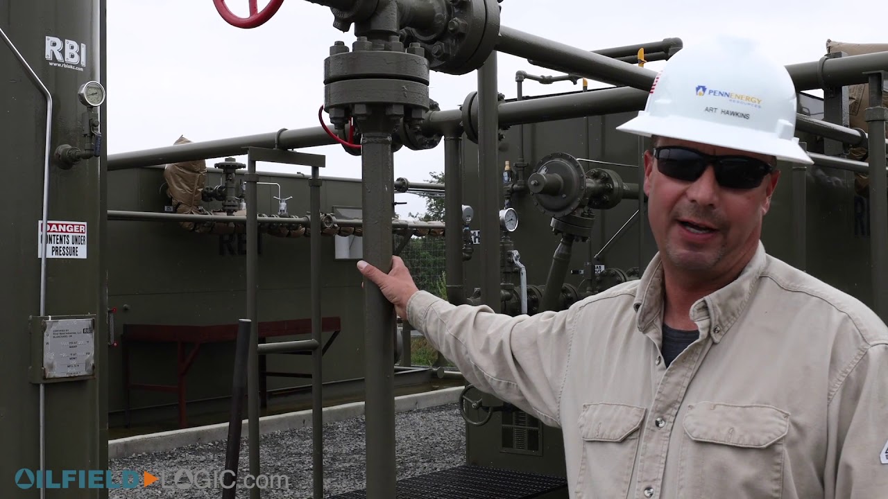 Marcellus Production Facility - Production Sand Trap - YouTube