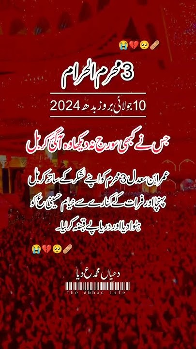 3 Muharram Status 2024-2025 | Muharram Status | Muharram Whatsapp Status 2024#muharram - YouTube