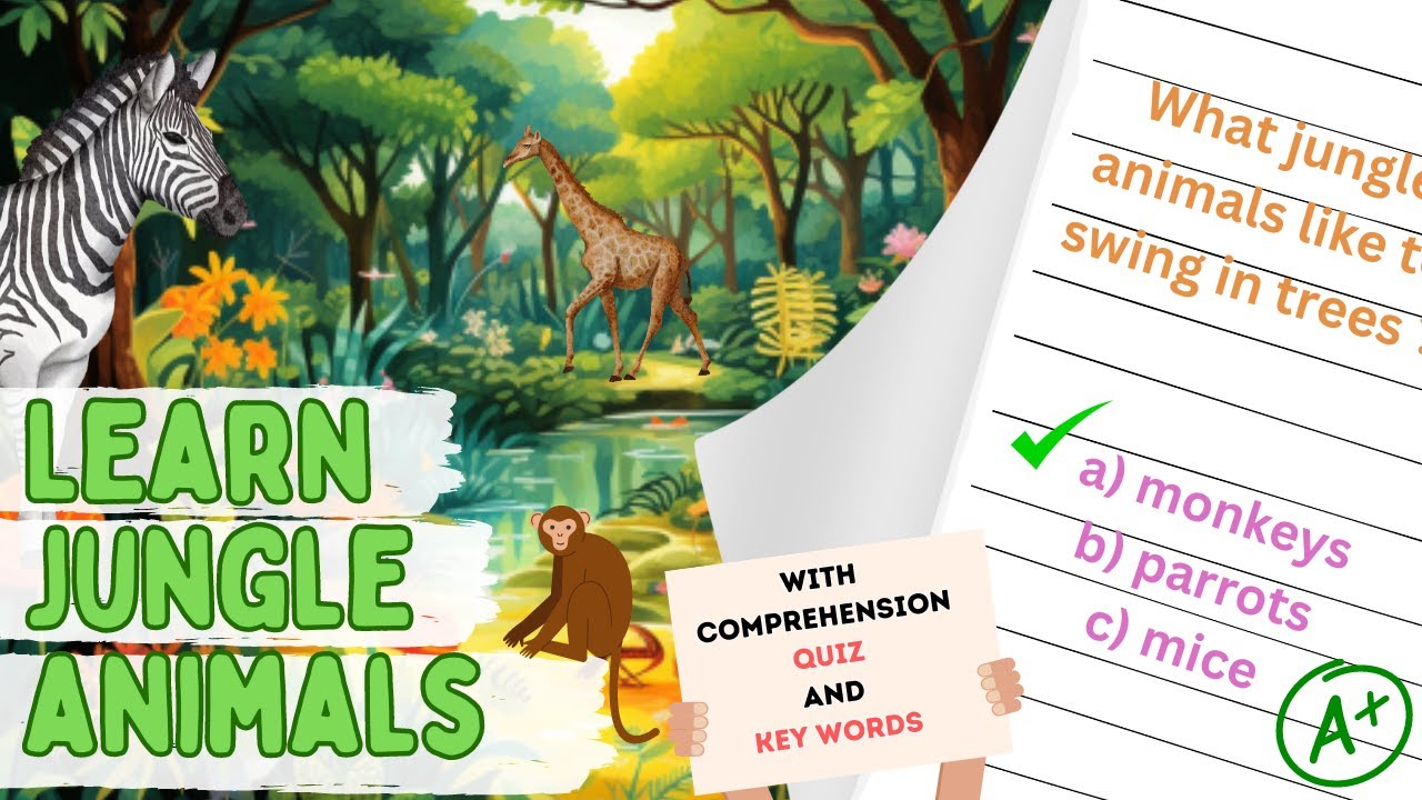 Jungle Friends and Their Lifestyles: Learn about Jungle Animals - YouTube