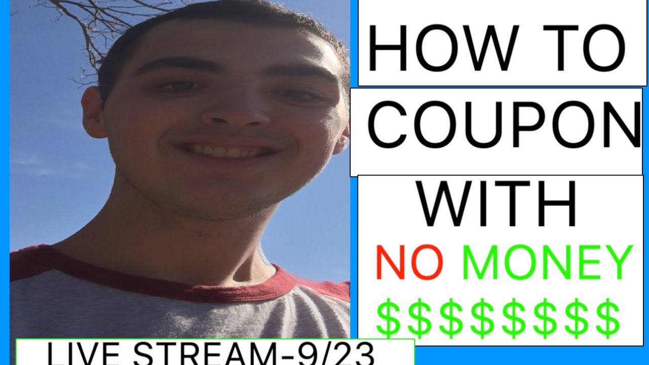 LIVE STREAM: How to Coupon With NO MONEY! + Q&A - YouTube