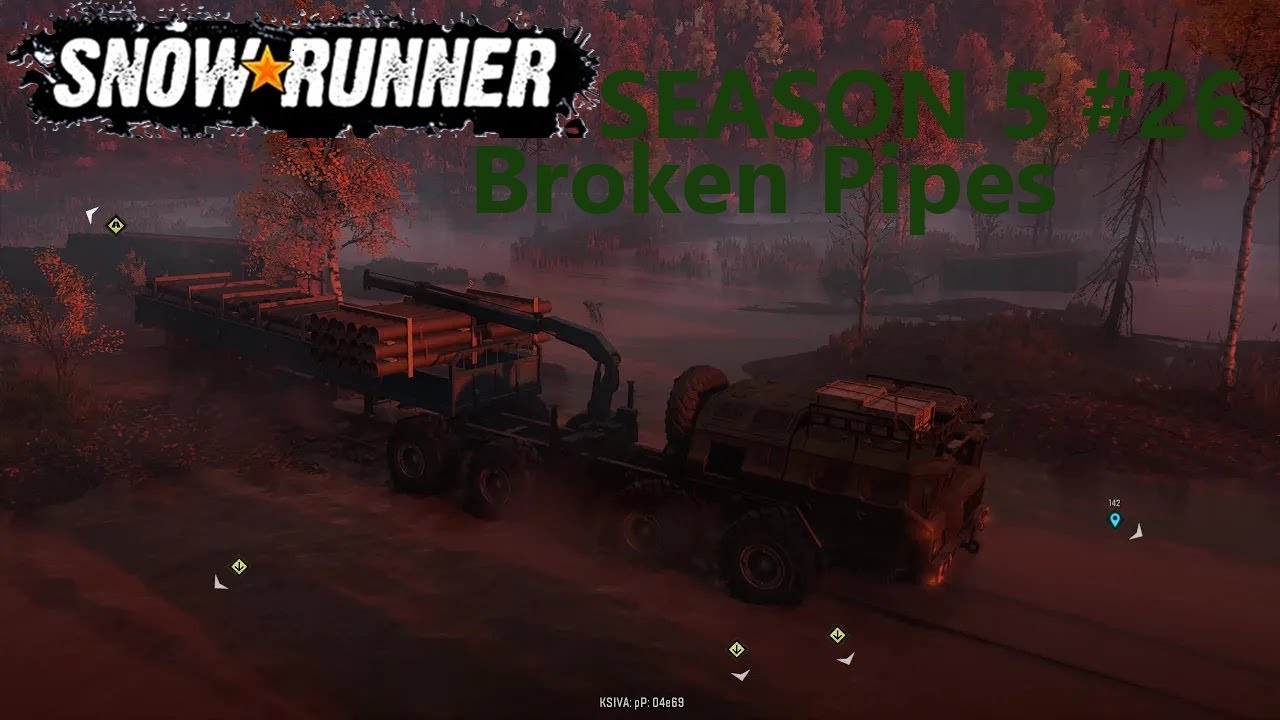 SnowRunner Season 5 Don Factory Grounds Broken Pipes #26 - YouTube