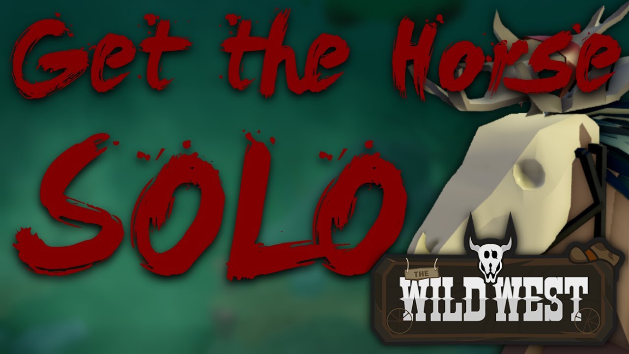 How to get the Wendigo Horse SOLO | The Wild West ROBLOX - YouTube