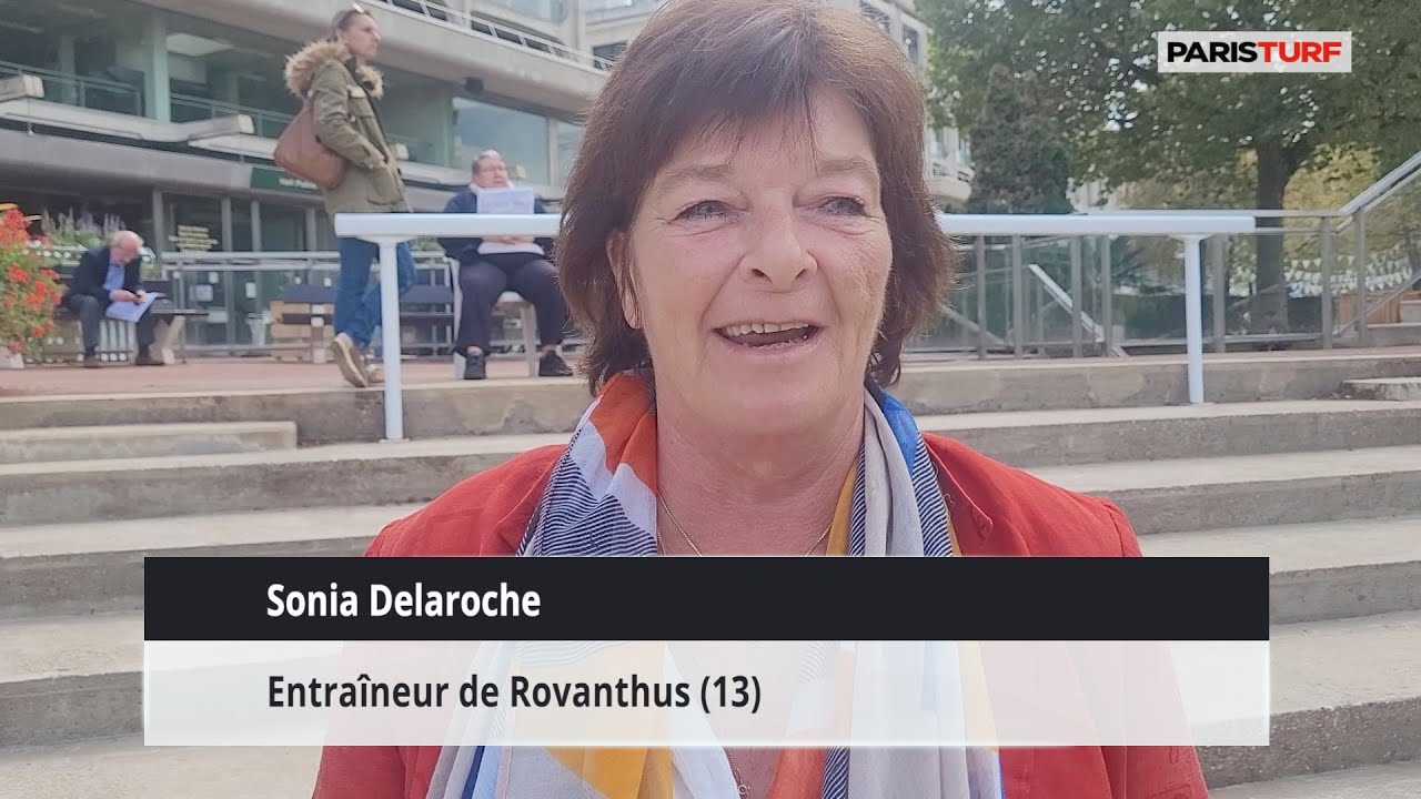 Sonia Delaroche, entraîneur de Rovanthus (24/09 à Auteuil) - YouTube