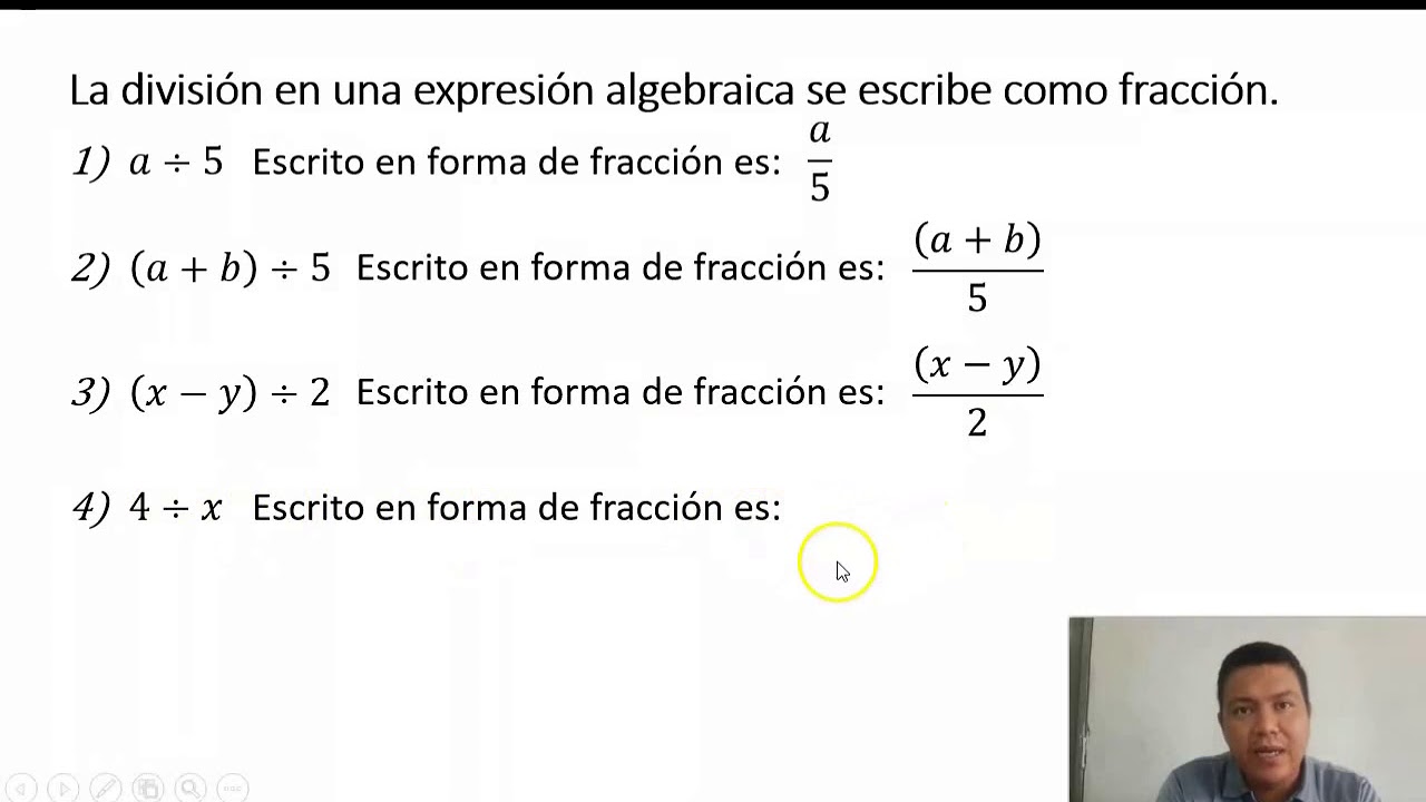 Reglas Expresiones Algebraicas - YouTube