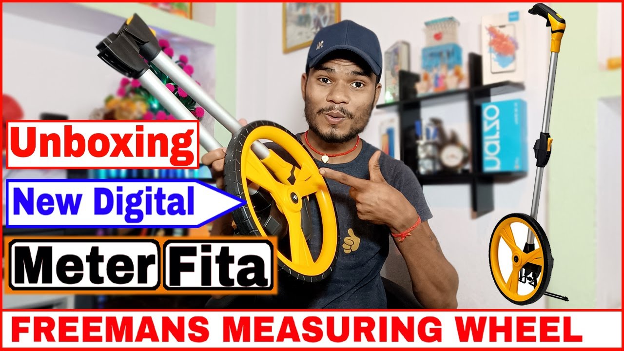 10Km Foldable Measuring Wheel Unboxing and Quick Look || FREEMANS ...