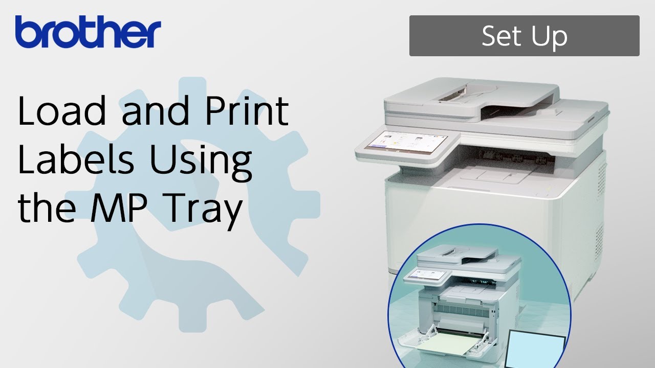 Load and Print Labels Using the MP Tray [Brother Global Support] - YouTube